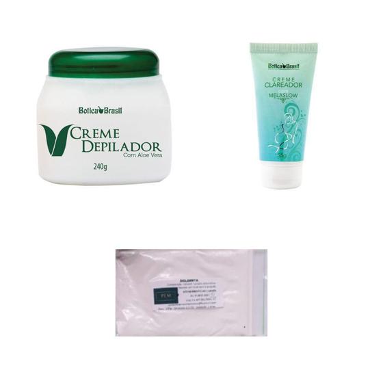 Kit Depila E Clareia Virilha E Axila - Lucys E Pem Cosméticos - Creme ...