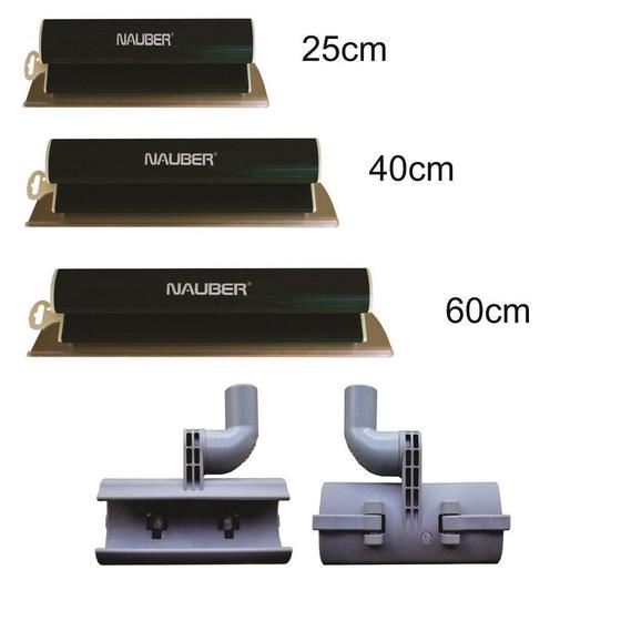 Kit Desempenadeira Nauber Flex 25cm + 40cm + 60cm + Suporte ...