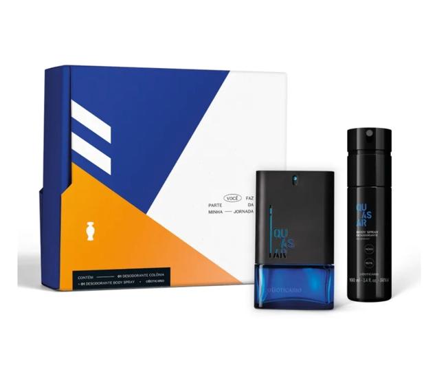 Kit Dia dos Pais Quasar (2 itens) - Colônia 100 ml + Body Splash 100 ml ...