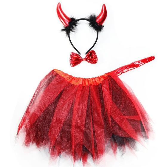Kit Diabinha Infantil - Extra Festas - Fantasias para Crianças ...