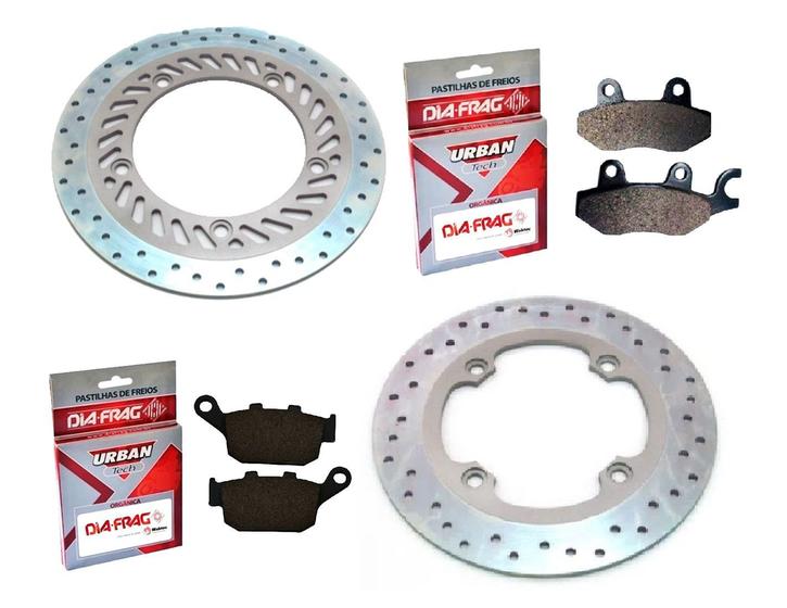 Kit Discos Cb 300 Sem ABS 2009 2010 2011 2012 2013 2014 2015 ...