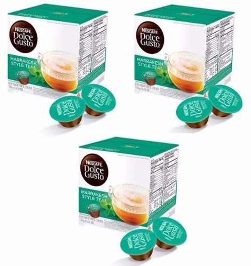 Kit Dolce Gusto Chá Marrakesh - 03 Caixas, 48 Cápsulas - Nestle ...