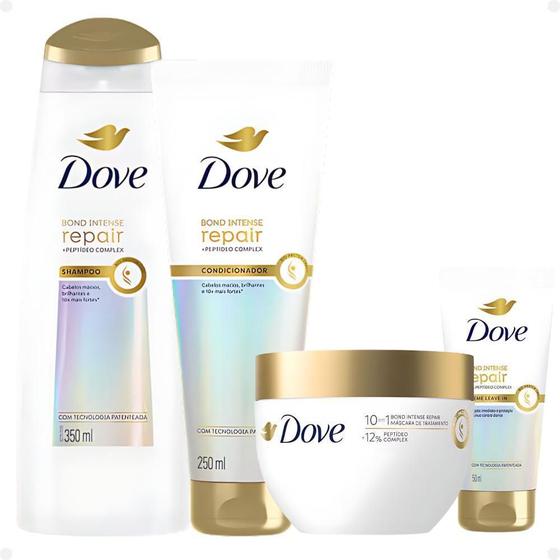 Kit Dove Bond Intense Repair Com 4 Grande - Kit de Tratamento para ...