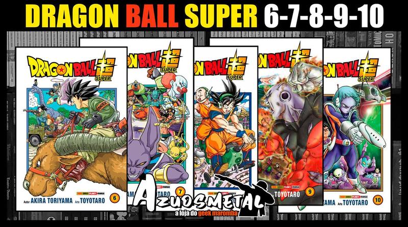 Kit Dragon Ball Super - Vol. 6-10 Mangá: Panini - Colecionáveis - Magazine Luiza