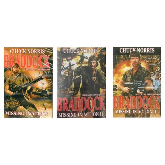 Kit dvd braddock missing in action i - ii -iii - Ma Filmes - Filmes ...