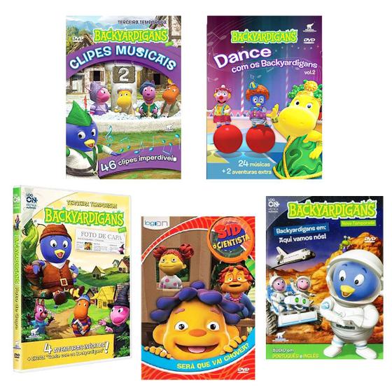 kit DVD Desenho Backyardans E Sid O Cientista Infantil - Multimidia ...
