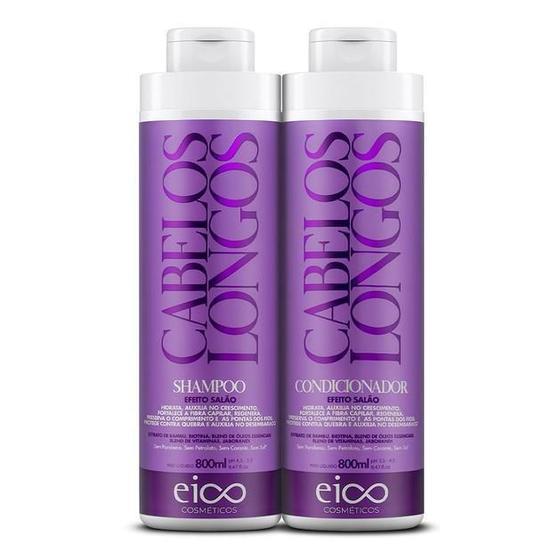 Kit Eico Cabelos Longos Shampoo E Condicionador 2X800Ml - Kit Shampoo e Condicionador - Magazine ...