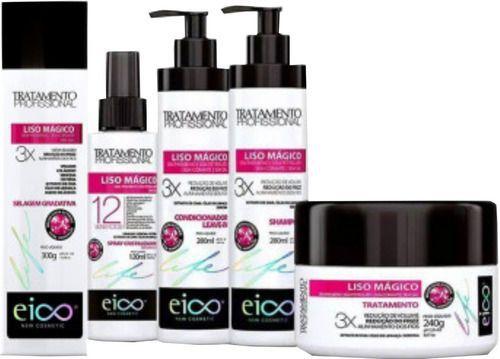 Kit Eico Profissional Liso Mágico Completo com 5 itens - EICO ...