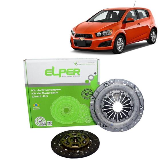 KIT EMBREAGEM 215mm 24EST GM SONIC 1.6L 16V 2013... KIT PLATO E DISCO ...