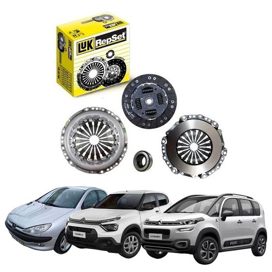 Kit Embreagem Original Peugeot 206 Citroen C3 Aircross - LUK ...