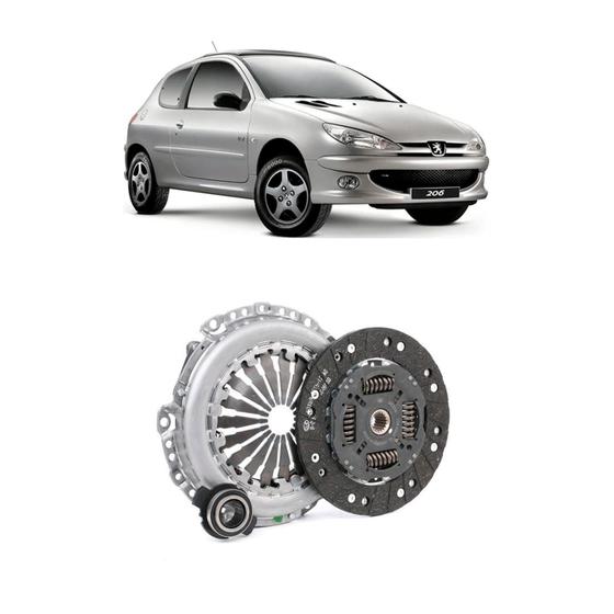 Kit embreagem peugeot 206 1.4/1.6 8v/16v 2001-2009 - LUK - Embreagem - Magazine Luiza
