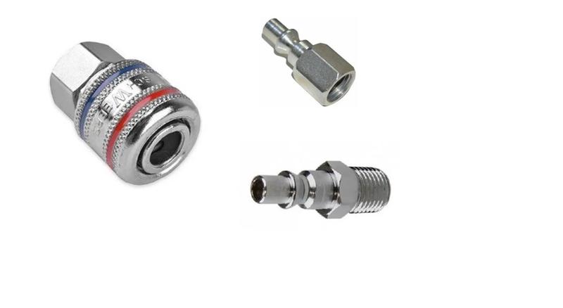 Kit engate rápido com pino macho e femea 1/4'' para ar comprimido - SCHWEERS - Engate Rápido ...