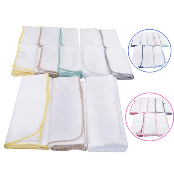 Kit Enxoval Bebe 13 Peças Pinte e Borde Com 5 Panos Boca 5 Fraldas 3 ...