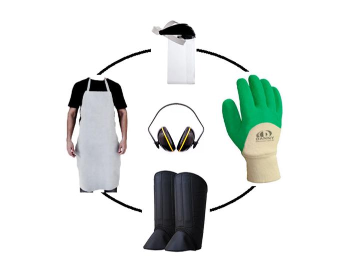 Kit EPI - Proteção Roçadeira - Danny / Plastcor / Camper - Luva de ...