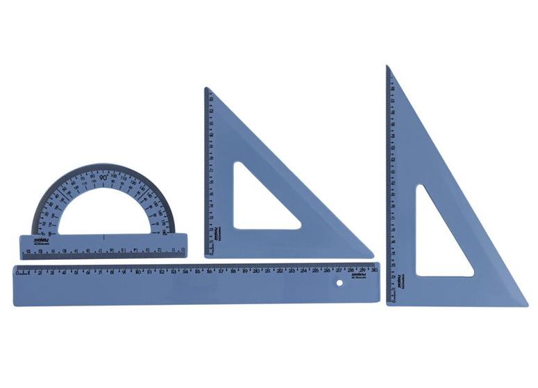 Kit escolar Waleu primeiro grau new line azul pastel - Material Escolar ...