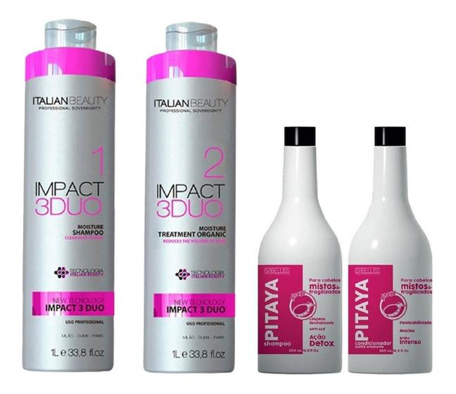 Kit Escova Progressiva Profissional Premium Sem Formol Liss - Italian ...