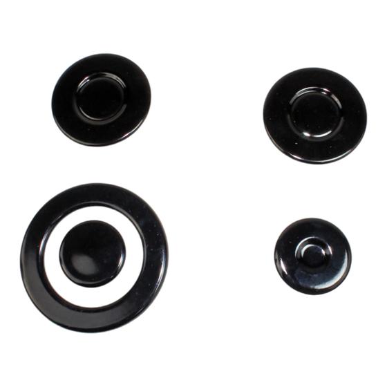 Kit espalhadores para fogão atlas top gourmet glass 4 bocas - ESMALTEC - Queimador de Fogão ...