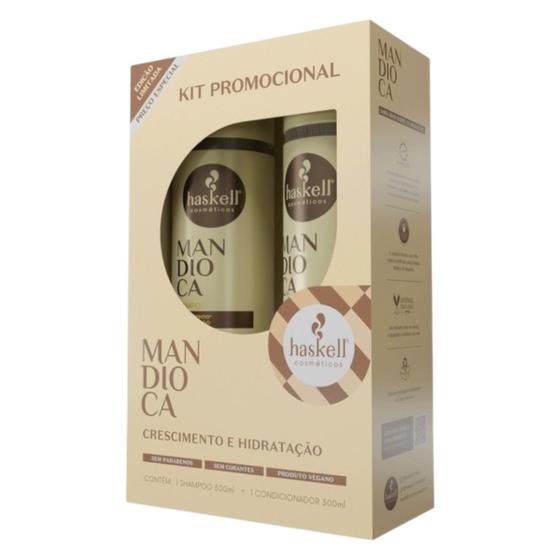 Kit Especial Mandioca Shampoo + Condicionador 300ml - HASKELL - Kit ...