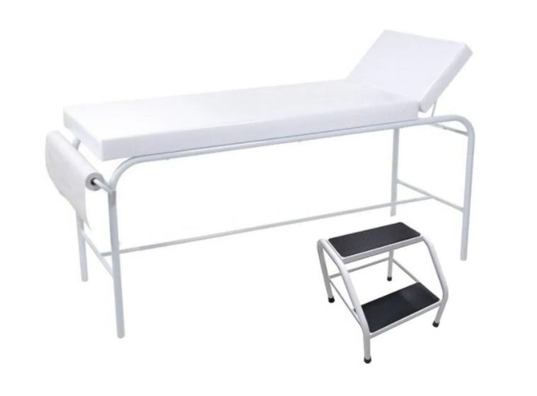 Kit Estética- Maca Fixa Com Suporte E Escadinha Estética Hospitalar ...