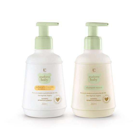 Kit Eudora Baby Sabonete Líquido + Shampoo - Produtos Infantil / Bebês ...