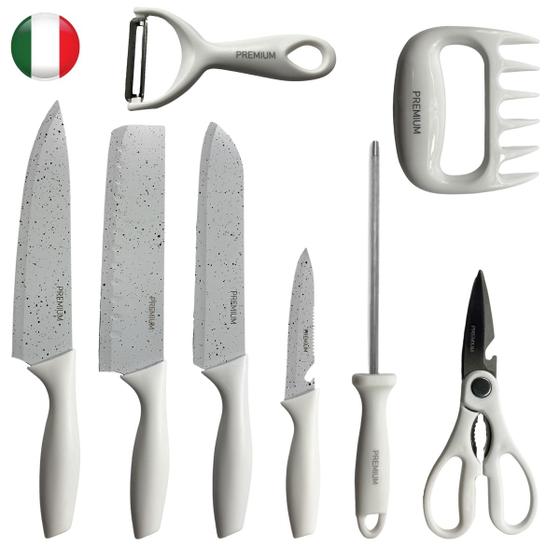 Kit Facas Inox Profissional Churrasco Cozinha Luxo Premium - Evidence ...