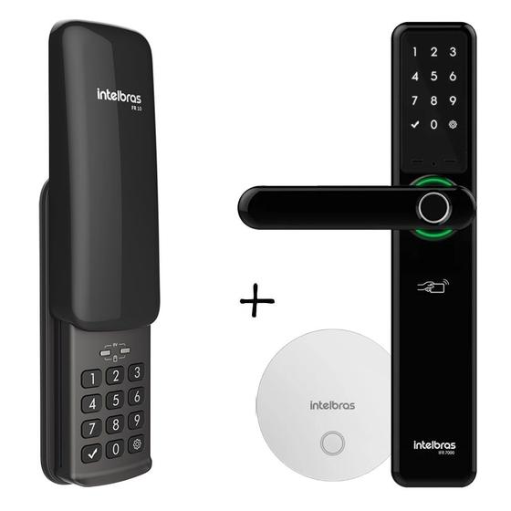 Kit Fechadura Digital Intelbras Fr 10 + IFR 7000+ C/ HUB - Fechadura ...