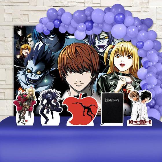 Kit Festa Ouro Death Note - IMPAKTO VISUAL - Kit Decoração de Festa ...