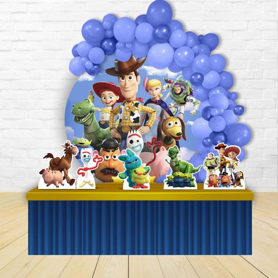 Kit festa Painel Redondo E Displays Toy Story 4 - IMPAKTO VISUAL - Kit ...
