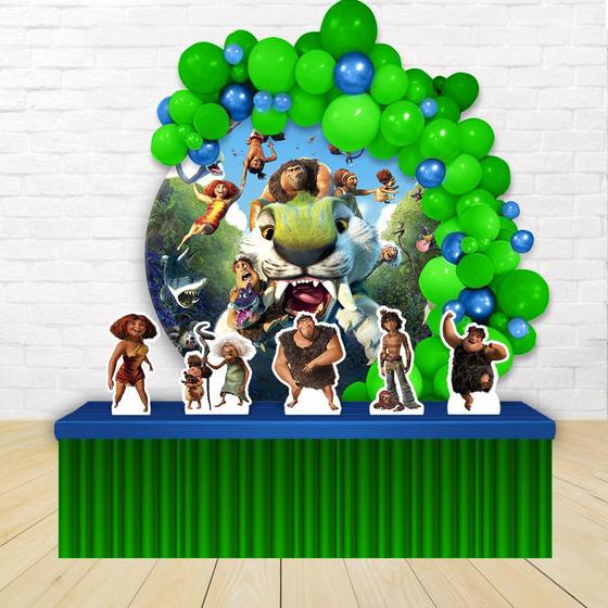 kit festa painel redondoDecoração Os Croods 2 1,50 Diâmetro - IMPAKTO ...