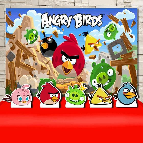 Kit Festa Rubi Angry Birds - IMPAKTO VISUAL - Kit Decoração de Festa ...