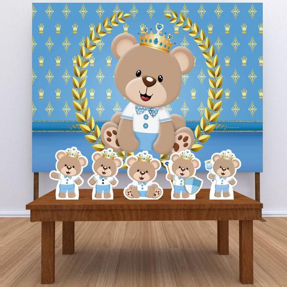 Kit Festa Rubi Urso Príncipe Azul Claro - IMPAKTO VISUAL - Kit ...