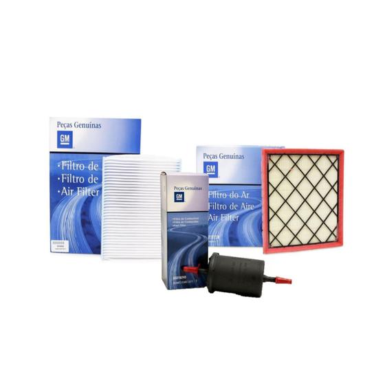 Kit Filtro Ar Condicionado Motor Combustivel Original Gm Cod.ref ...