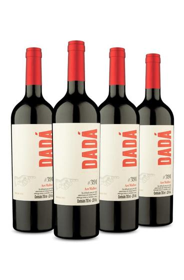 Kit Finca Las Moras Dadá N 391 Art Malbec 2022 4 Garrafas - Vinho ...