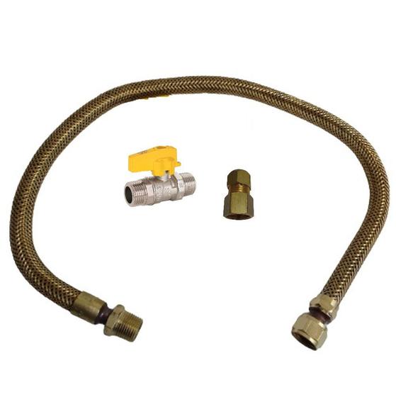 Kit Flexível p/ Fogão 150 CM Dako Fêmea+ Registro Reto M/M - Neucler ...