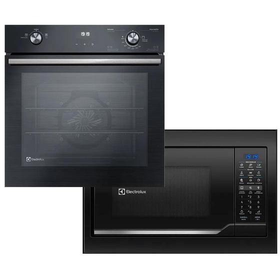 Kit Forno de Embutir a Gás 80L - Micro Ondas 34L 220V - Alta Qualidade - Brastemp - Forno a Gás ...