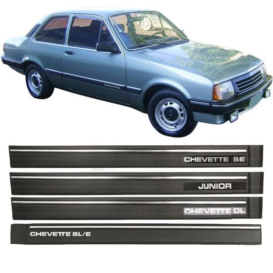 Kit Friso Lateral Chevette SLE SE DL Junior 87/94 6 Peças - Topmix ...
