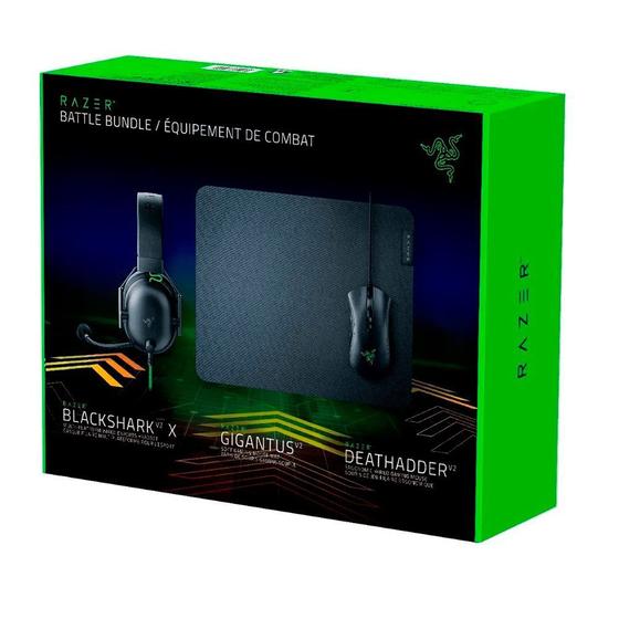 Kit Gamer Razer Battle Bundle, Mouse Gamer DeathAdder V2 + Headset ...