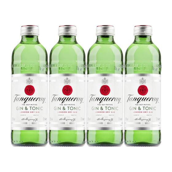 Kit Gin Tanqueray Tonic 4 Und 275Ml - Drinks Prontos - Magazine Luiza