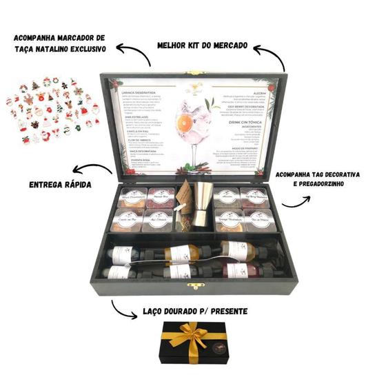 Kit Gin Tônica Edição Limitada Presente de Natal Decoração - THE DRINK ...