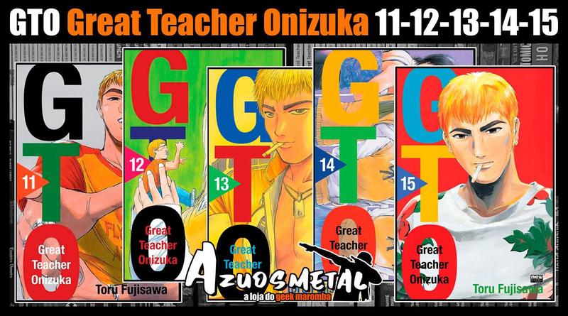 Kit GTO (Great Teacher Onizuka) - Vol. 11-15 Mangá: NewPOP - Revista HQ ...