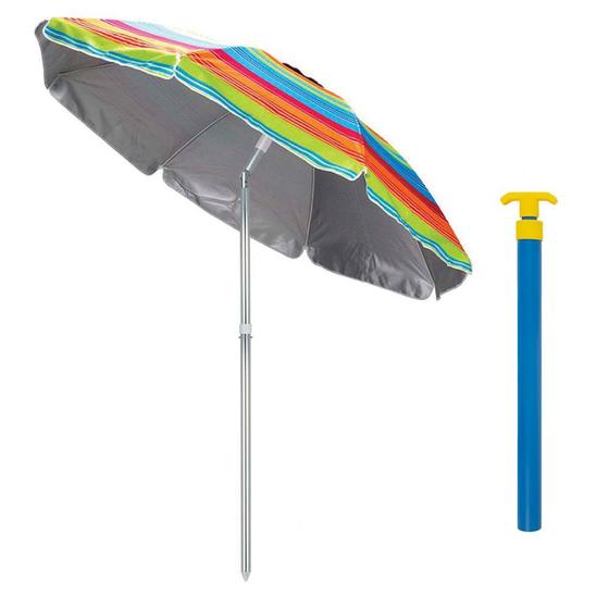 Kit Guarda-sol Grande Gigante Alumínio Reclinável Articulável 2m e Saca ...