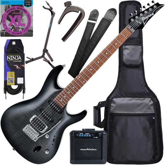 Kit Guitarra Ibanez SA260 FM HSS Transparent Gray Burst TGB Gx04 ...