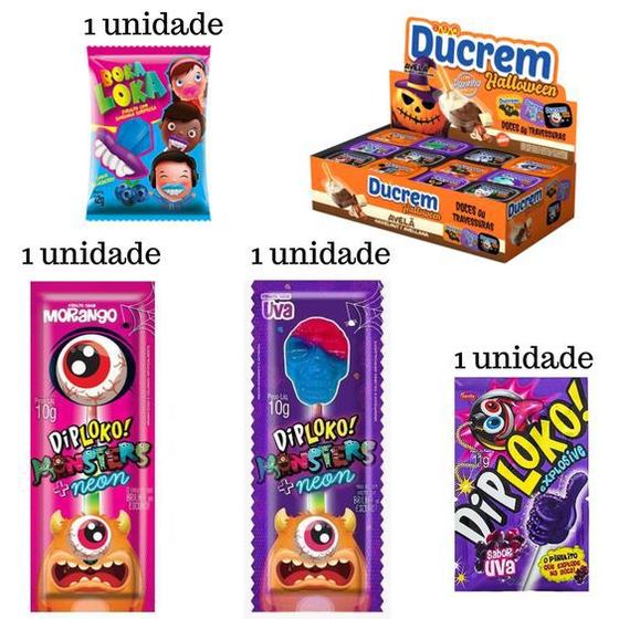 Kit Guloseimas Halloween Alegria com Doces Sinistros ! - Danilla foods ...