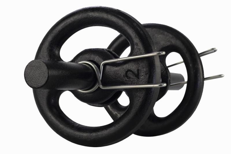 Kit Halter Academia - 1 Halter Preto + 2 Anilhas 02Kg - Megagym ...