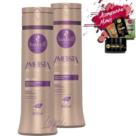 Kit Haskell Ametista Shampoo Condicionador 300ml - Kit Shampoo e ...