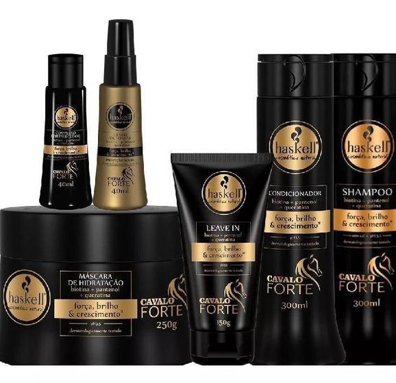 Kit Haskell Cavalo Forte 300Ml - Kit de Tratamento para Cabelos ...