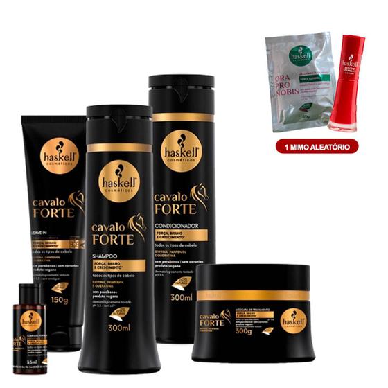 Kit Haskell Cavalo Forte - Haskell 300ml - Kit de Tratamento para ...