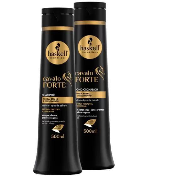 Kit Haskell Cavalo Forte Sh Cond 500ml - Kit de Tratamento para Cabelos - Magazine Luiza