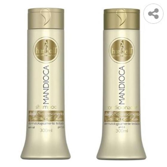 Kit Haskell Mandioca Shampoo e Condiconador 300ml - Kit Shampoo e Condicionador - Magazine Luiza