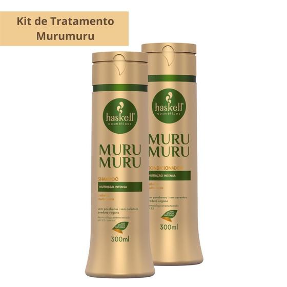 Kit Haskell Murumuru Shampoo e Condicionador (P) - Kit Shampoo e Condicionador - Magazine Luiza